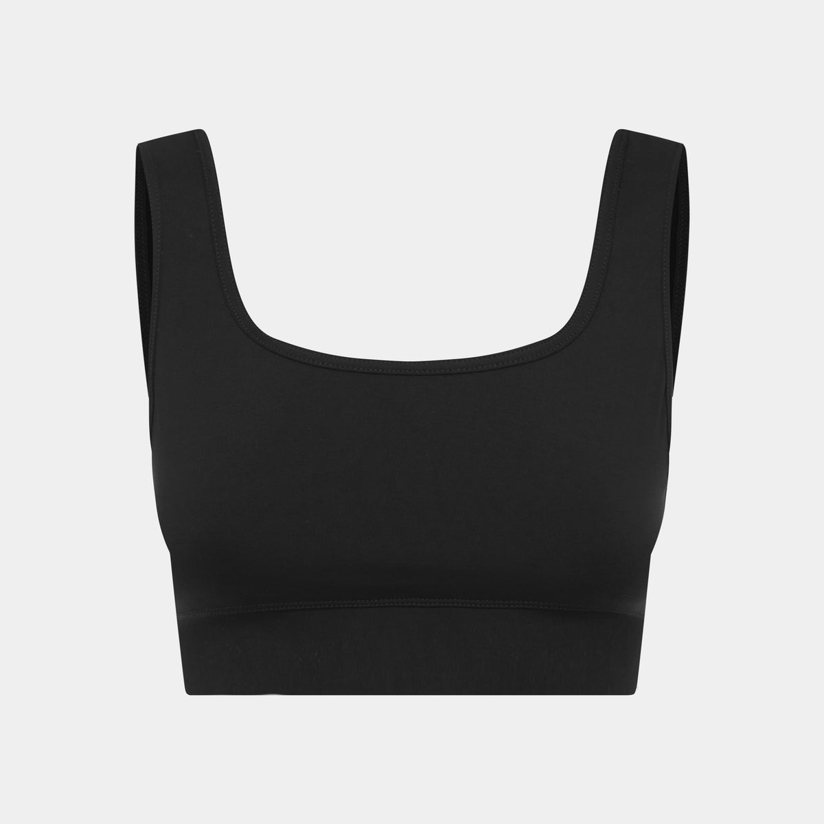 Bella Bustiere- Elevate Sports Bra- Scoop Back, Black